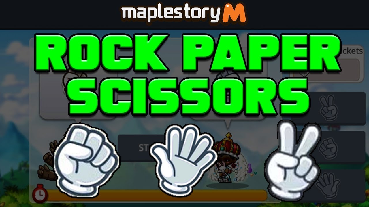 MapleStory M - Rock, Paper, Scissors, Shoot! [Event Details + Hunt Info ...