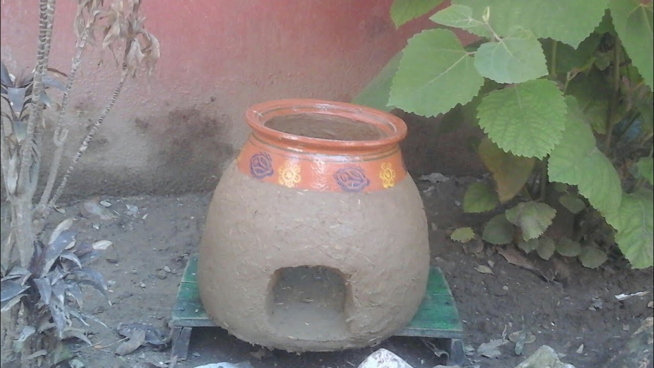 Mitti ka chula | Village style | How to make clay stove | By Mumtaz ...