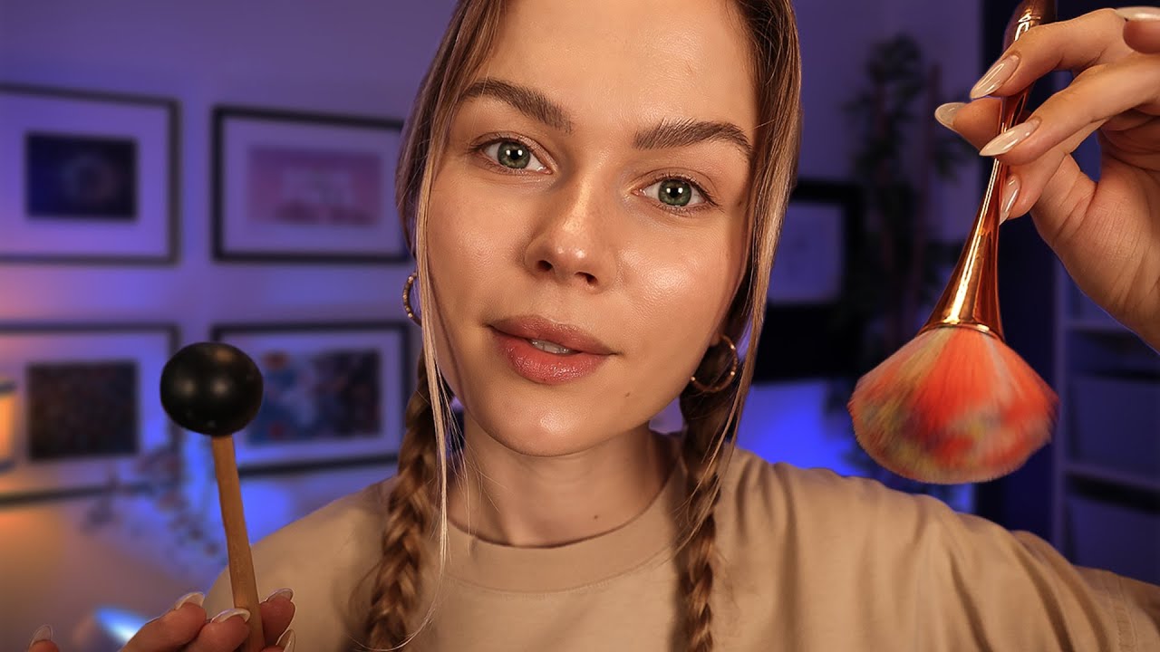 ASMR Relaxing Ear Triggers & Rumbling ~ Soft Spoken Personal Attention - YouTube