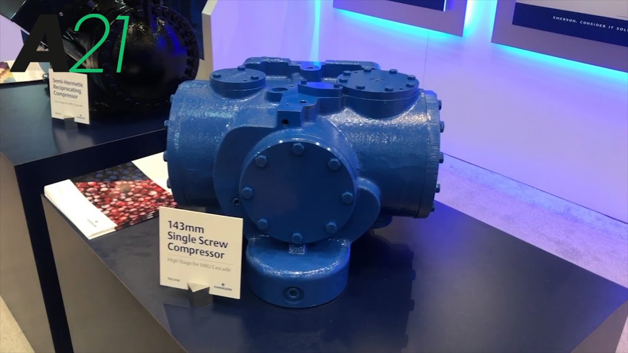 Vilter launches modular refrigeration unit for low-charge ammonia - YouTube