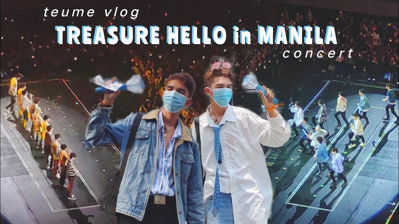 treasure hello in manila concert | (teume vlog) + fancam performances ...