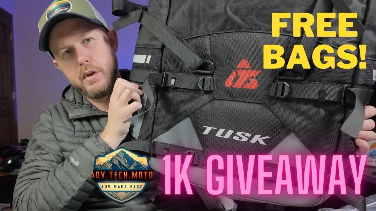 Tusk Pilot Pannier Luggage Giveaway! It's real I swear! - YouTube