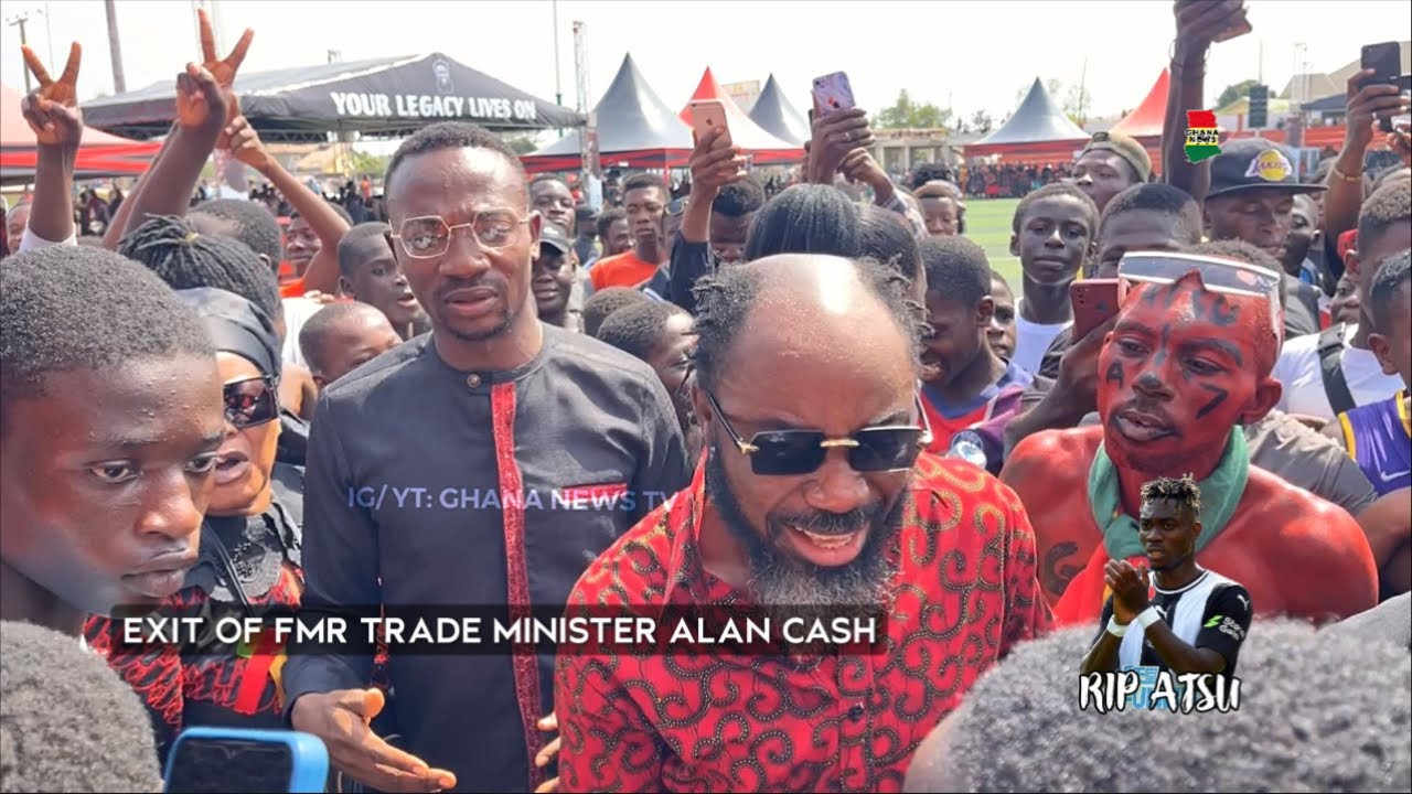 Fans Mob Big Akwess, Salinko & Christiana Awuni At Christian Atsu’s 1 ...