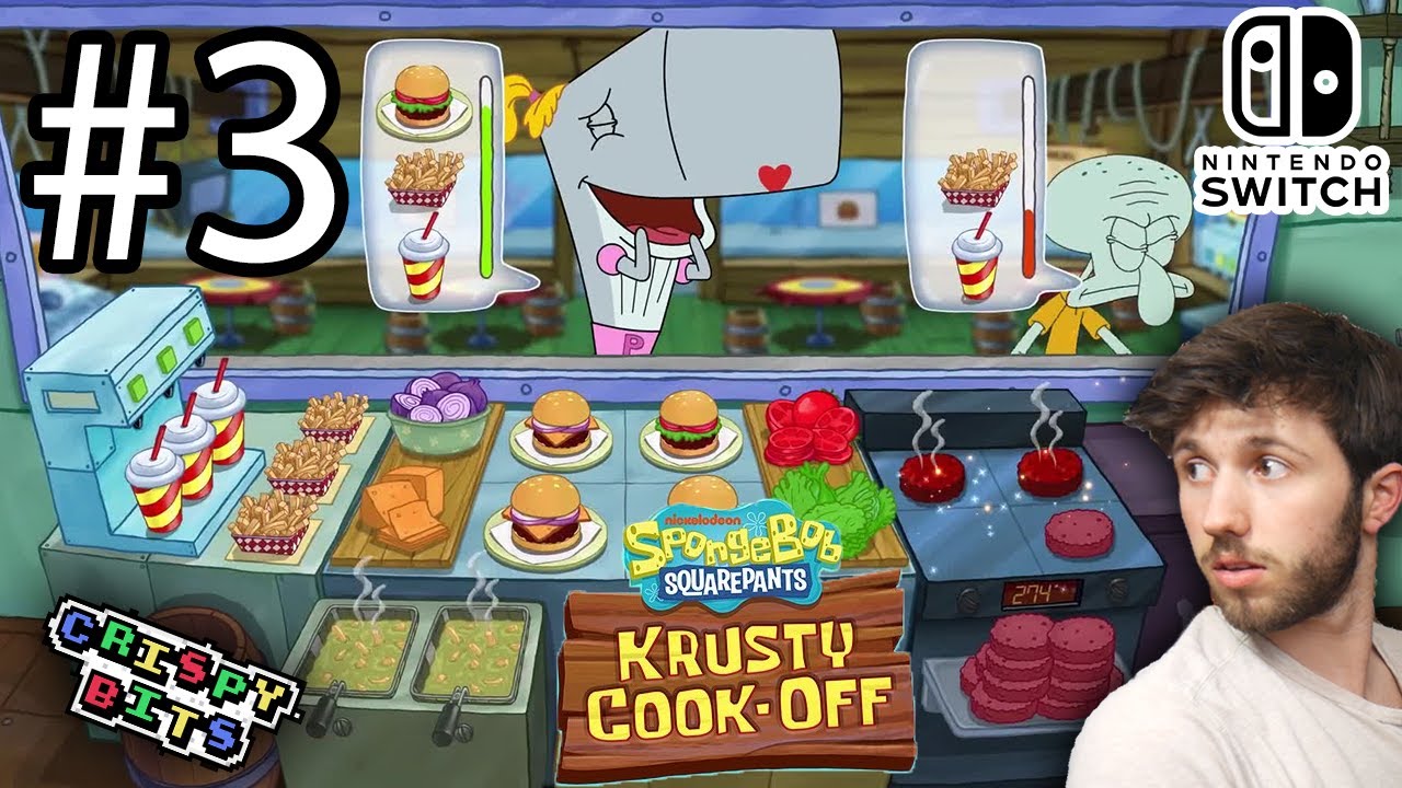 Spongebob Krusty Cook Off for switch - Episode 3 - CrispyBits - YouTube