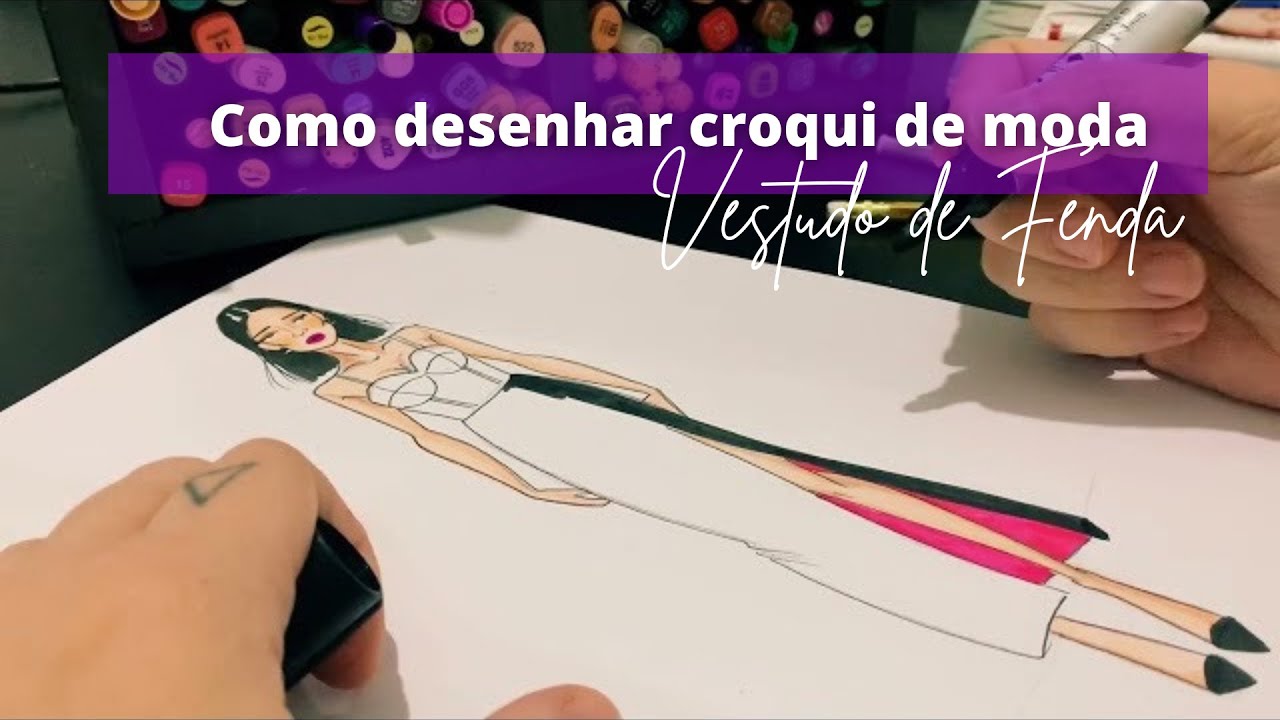 Como desenhar roupas passo a passo | Desenho de moda passo a passo ...