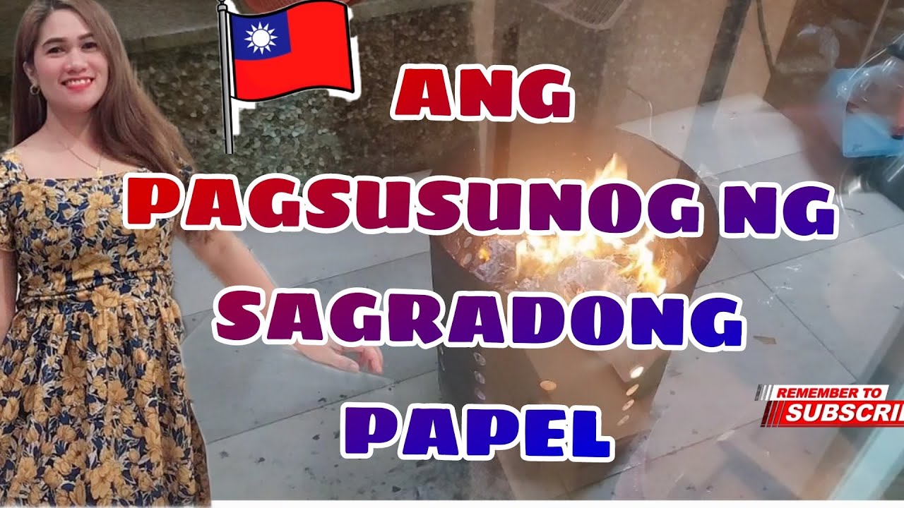 ANG PAGSUSUNOG NG SAGRADONG PAPEL/PAYPAY DAY/TAIWAN #vlog - YouTube