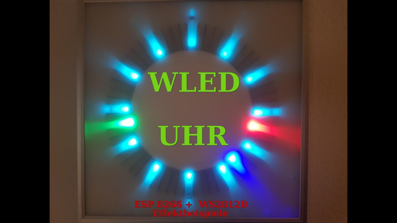 WLED Clock - YouTube