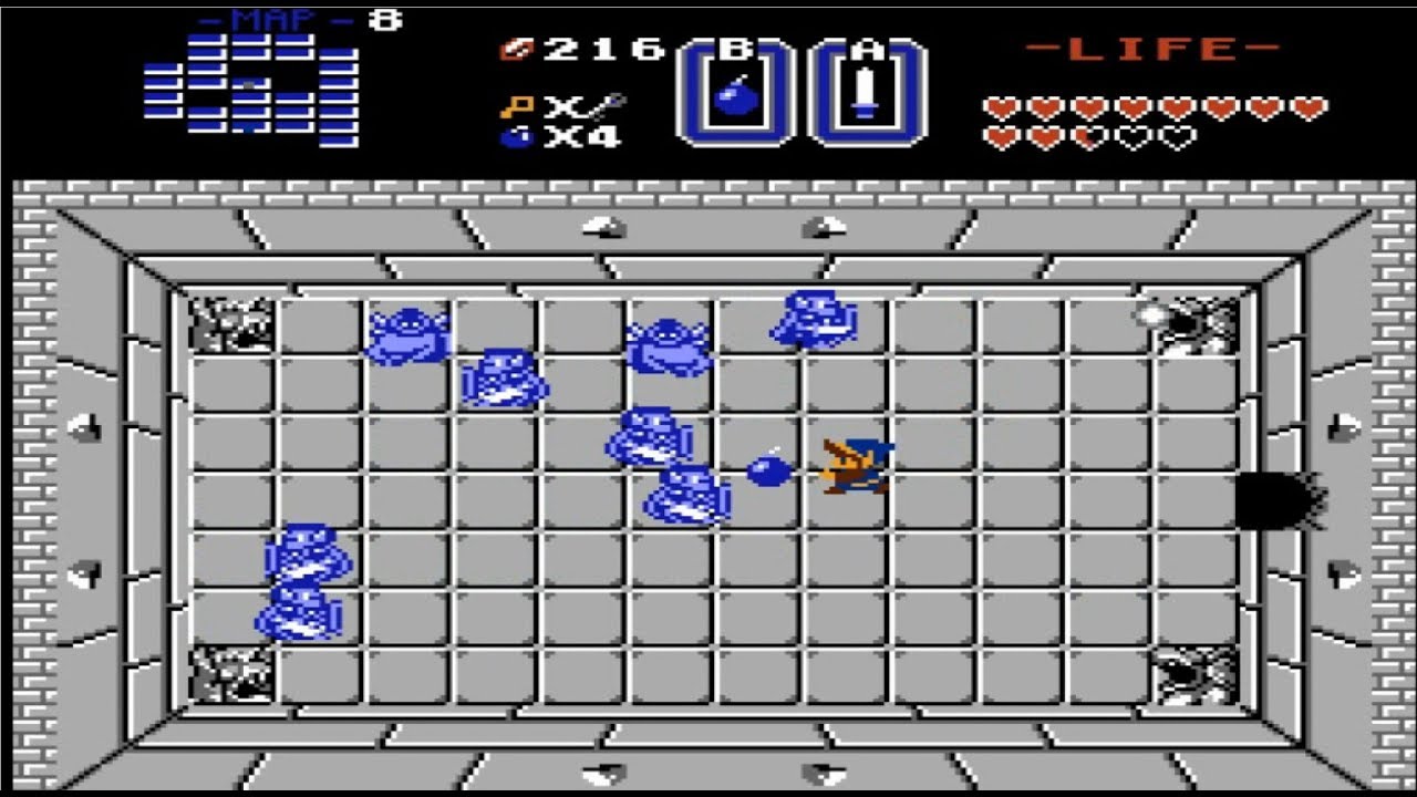 Legend of Zelda Link's Shadow (NINTENDO) Part 7 Map 8 - YouTube