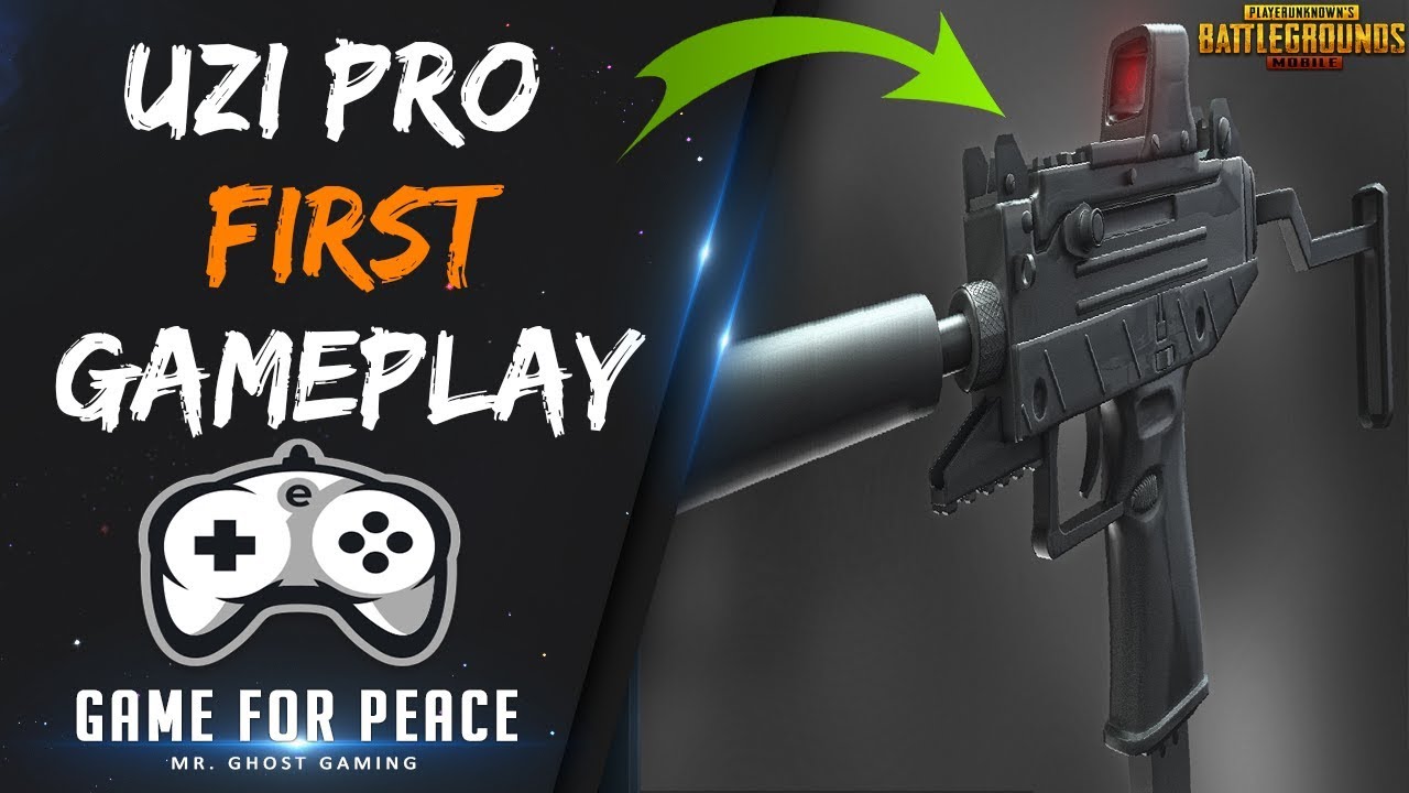 New Gun UZI Pro With Red Dot First Gameplay Pubg Mobile CH. Version ...