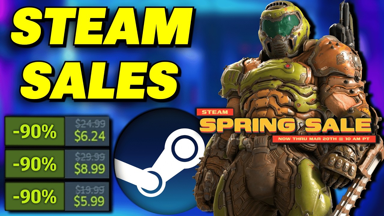 STEAM SPRING SALE - Up to 90% OFF! Cheap MUST-PLAY Games on March 2025 ...