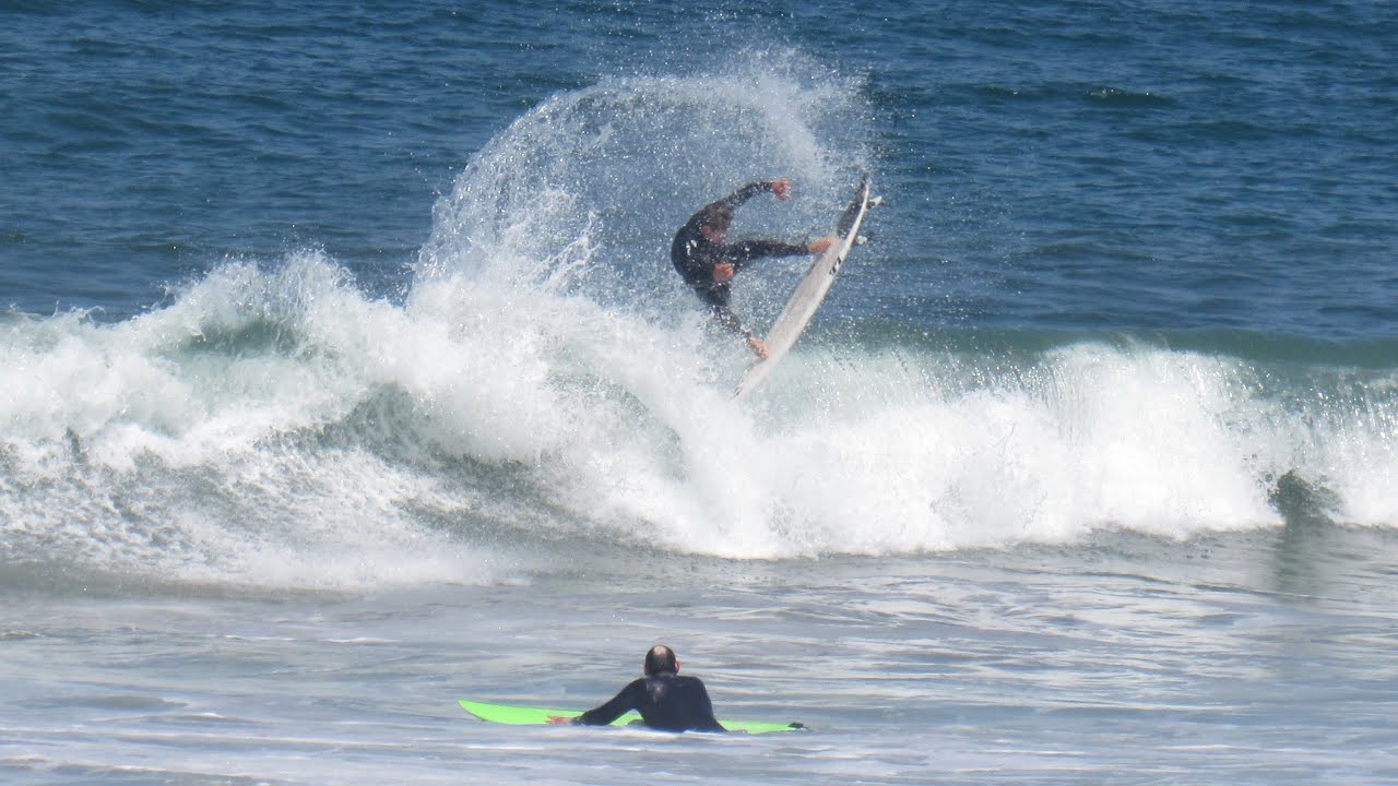 San Diego Surfer Peter Stewart Scores Fun Waves - B.O.C.S - YouTube