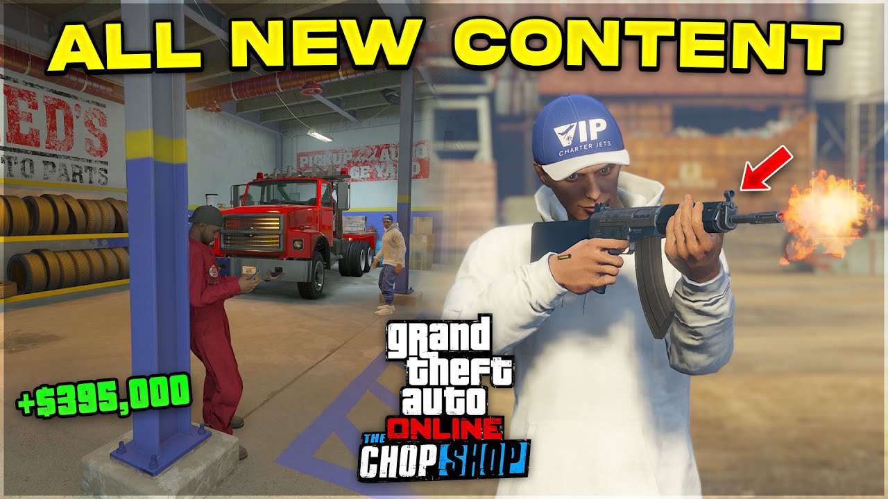 SHOWCASING ALL NEW CONTENT IN THE CHOP SHOP DLC! (New Weapon, Vehicles ...