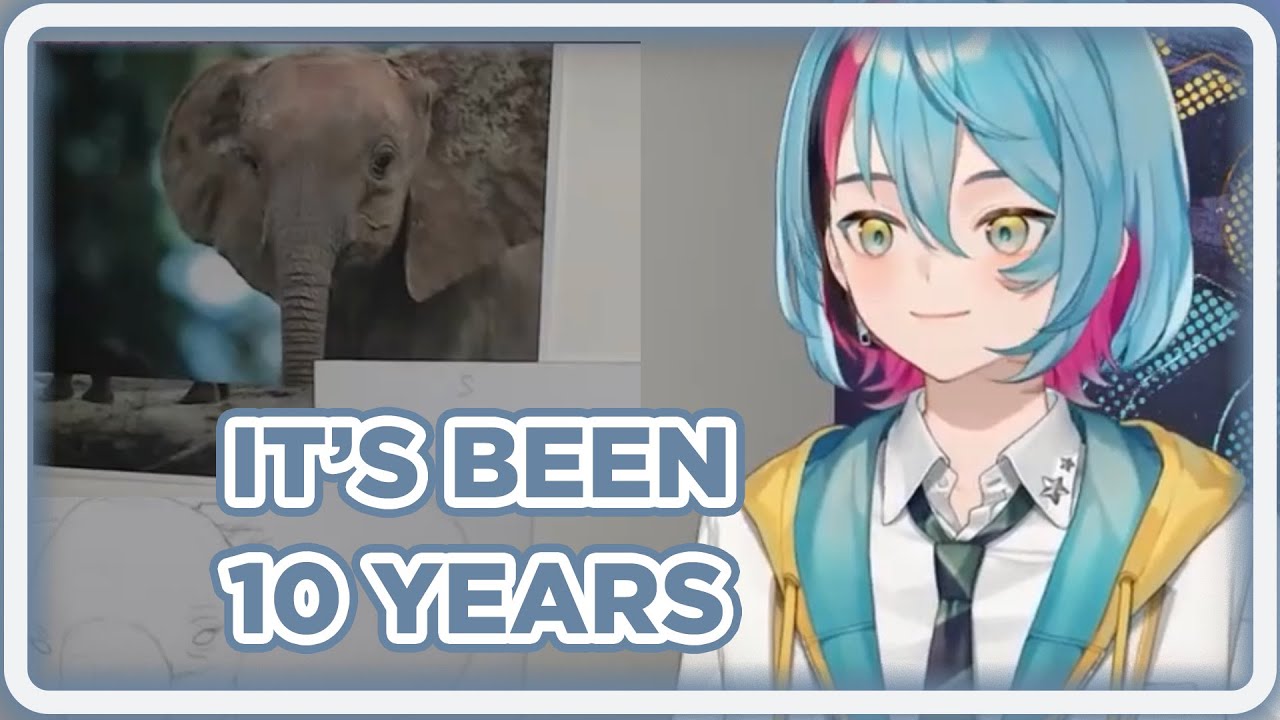 Finally Kyo Started Painting Again After 10 Years【NIJISANJI EN | Kyo ...