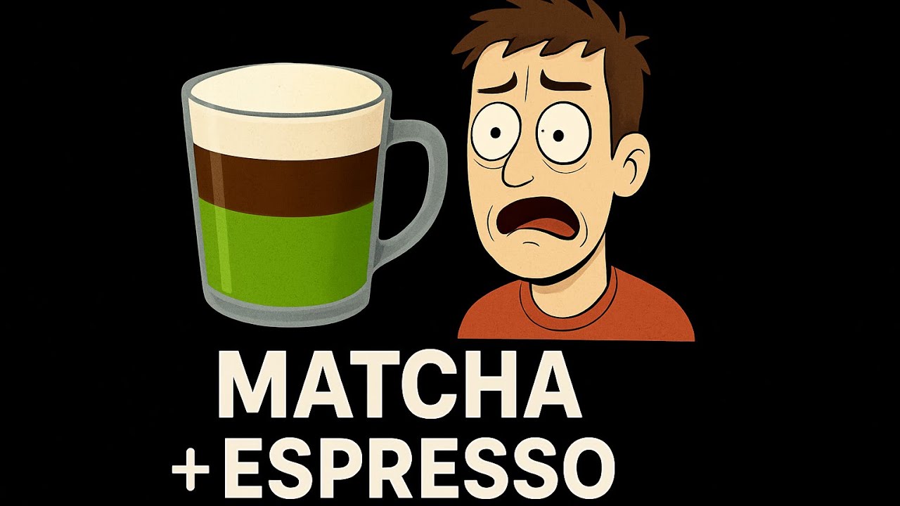 Matcha + Espresso?! Weird Coffee Experiment! - YouTube