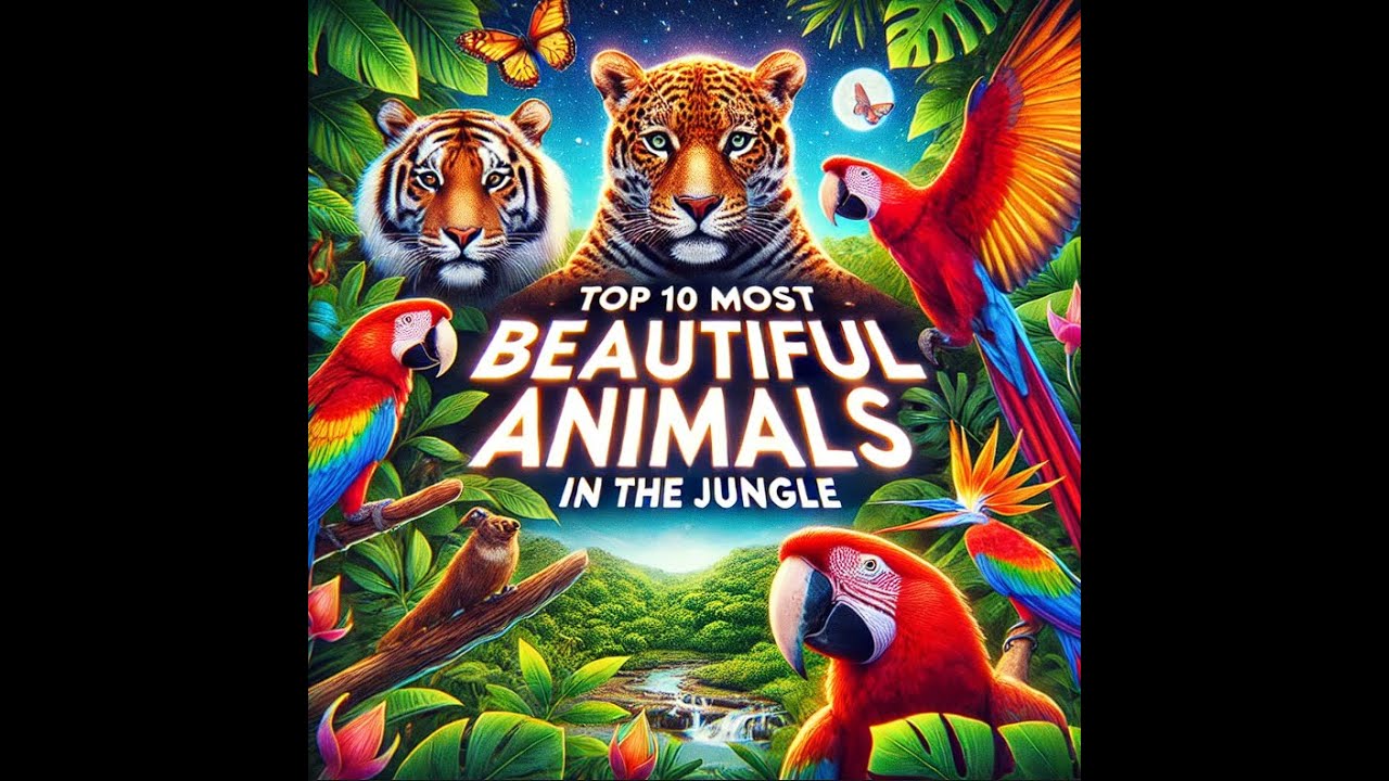 Top 10 Most Beautiful Animals in the Jungle - YouTube