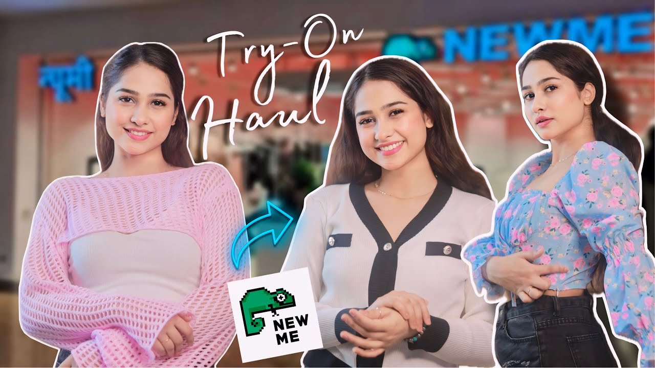 NEWME HAUL || cute tops, Dresses, Skirt || Newme TRYon Haul - YouTube