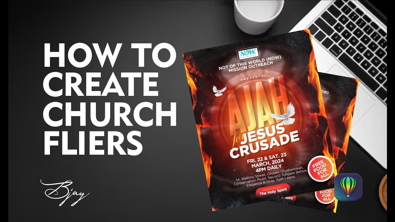 How to Design Church Fliers - YouTube