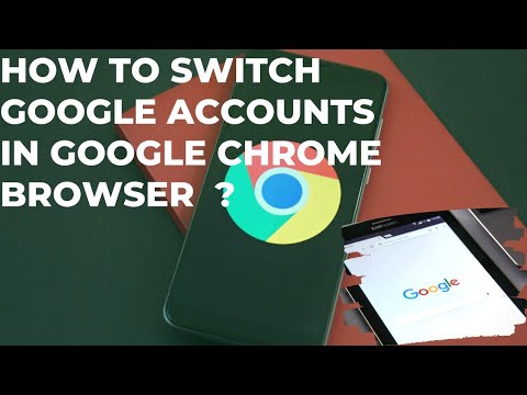 How to switch Google accounts in google chrome browser?? - YouTube