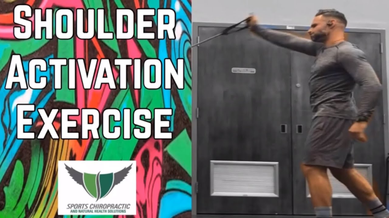 Shoulder Activation Exercise - YouTube