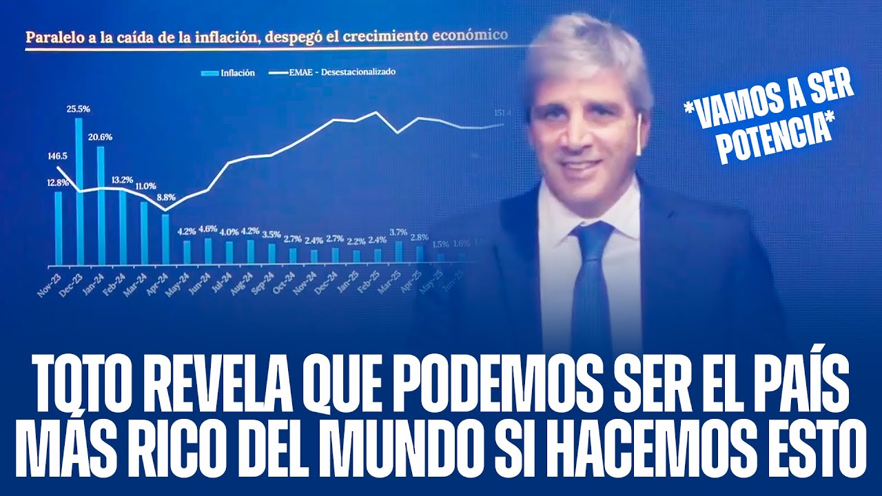 TOTO CAPUTO REVELA QUE PODEMOS SER EL PAIS MAS RICO DEL MUNDO SI ...