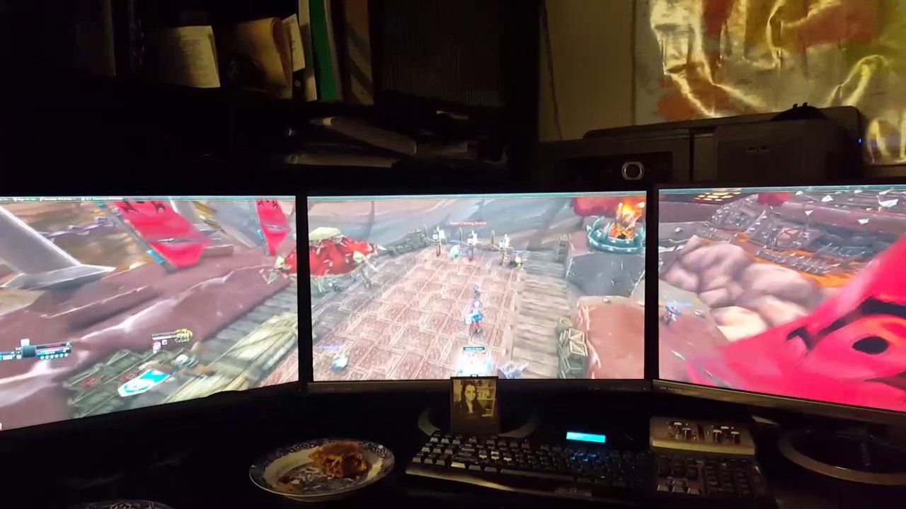 Wow span on 3 monitor 60fps ultra - YouTube