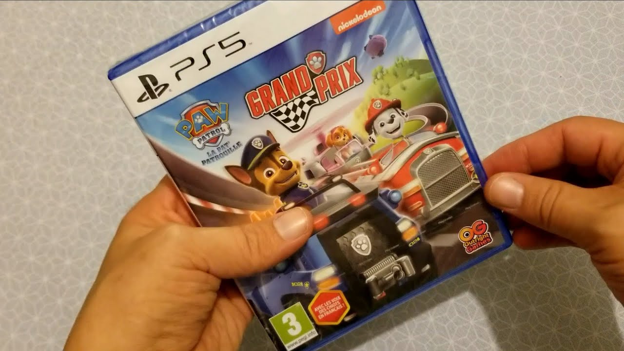 UNBOXING PAW PATROL GRAND PRIX PS5 (PAT PATROUILLE) - YouTube