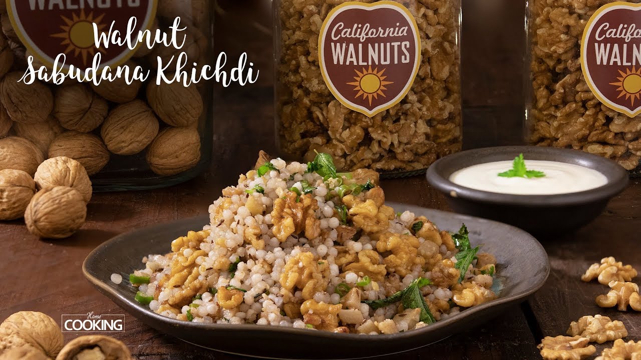 Walnut Sabudana Khichdi | Virat Recipes | Healthy Reicpes - YouTube