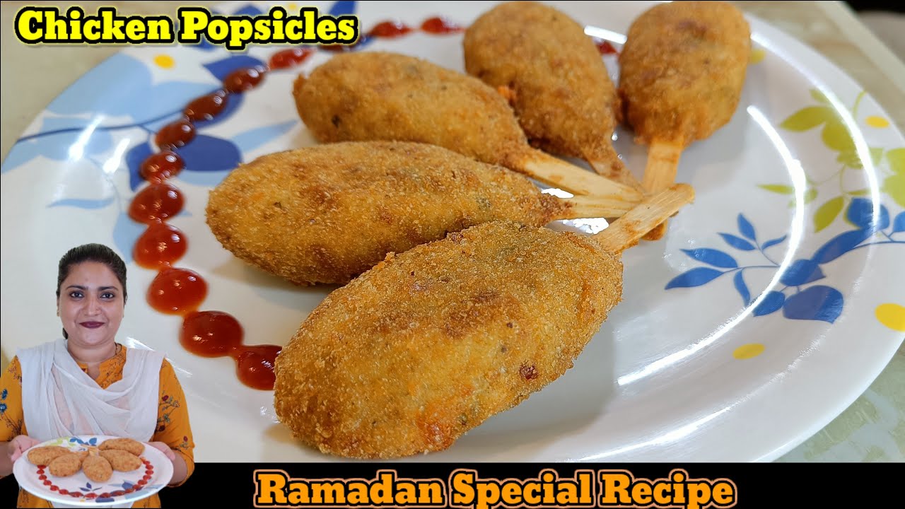 Chicken Popsicles | Ramadan Special Recipe | Crispy Chicken Lollipop ...