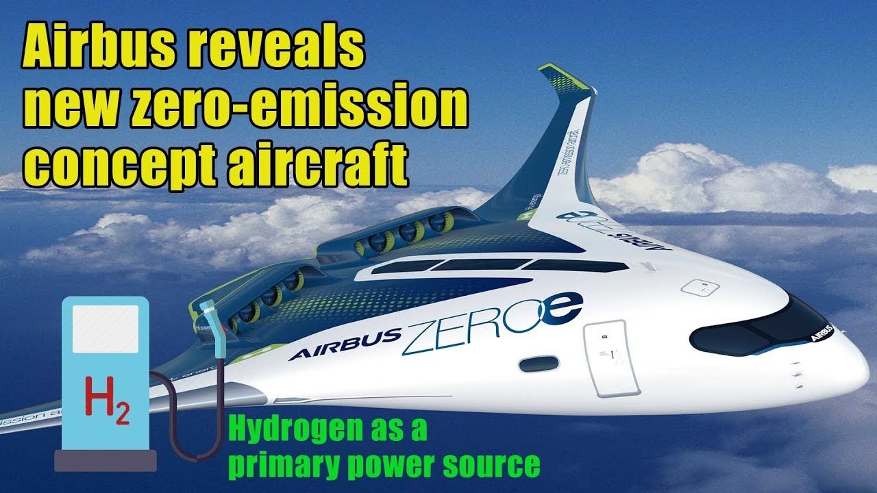 Airbus Reveals New Zero-Emission Concept Aircraft | Meet#Zeroe - YouTube