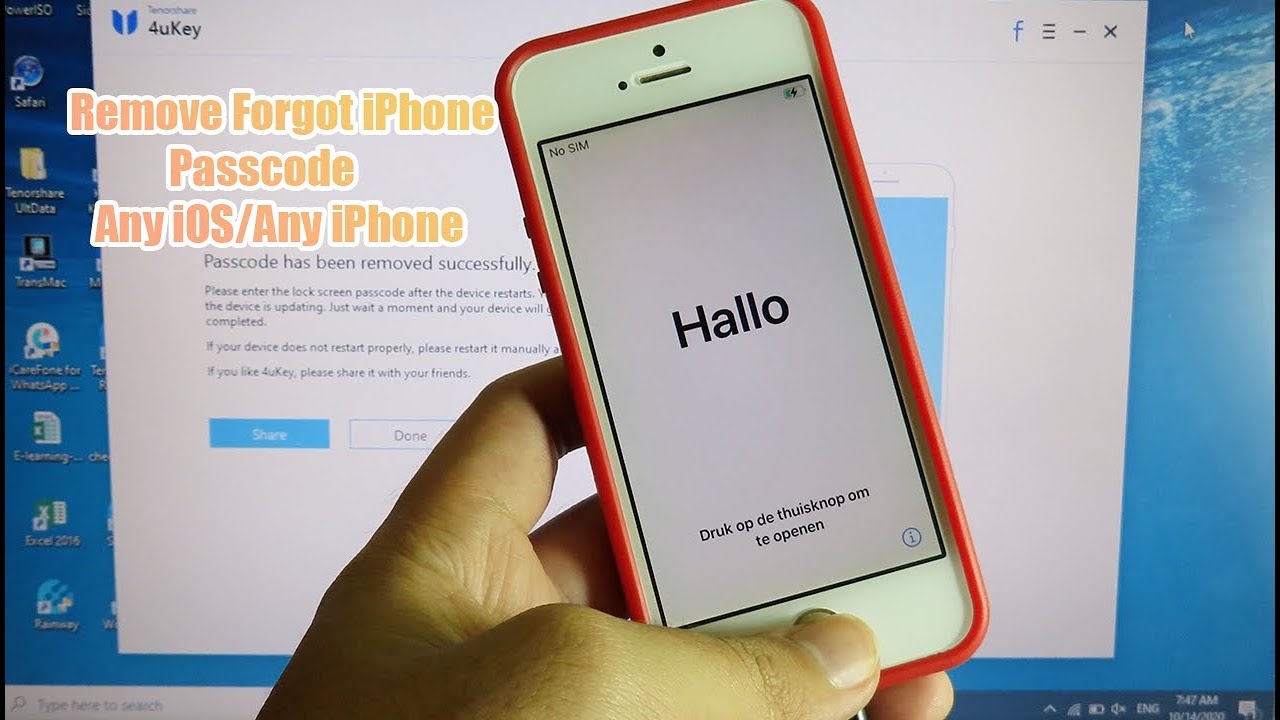 How to Remove Forgotten Passcode Any iOS/Any iPhone - YouTube