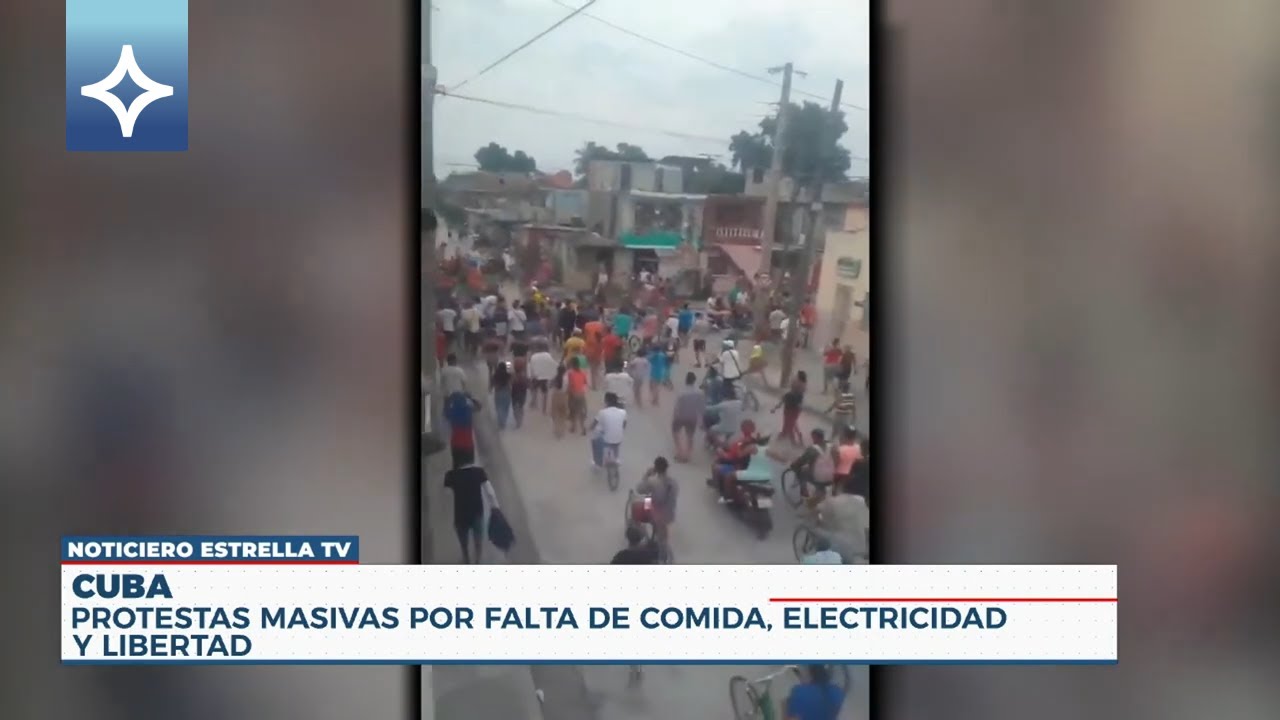 🇨🇺 Cubanos alzan la voz a falta de comida, electricidad y libertad ...
