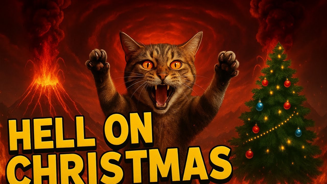 Funny Cat vs Christmas Tree – The Ultimate Holiday Chaos‼️ - YouTube