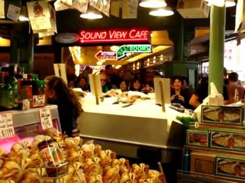 Flying Fish at Pike Place Market, Seattle, Washington, Fall 2011. 2nd ...