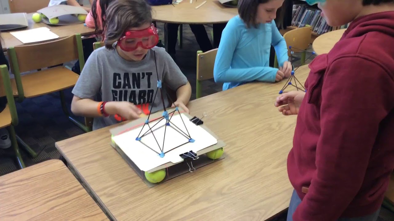 5th Graders Build Structures to Withstand Earthquakes - YouTube