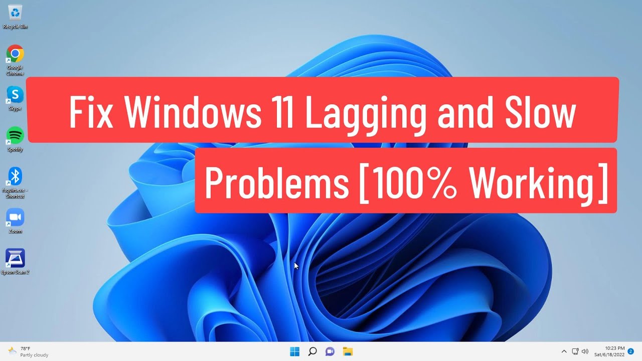 Fix Windows 11 Lagging and Slow Problem [100% Working] - YouTube