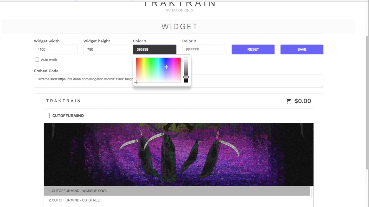 Traktrain Widget / Embedded Player Now Available - YouTube