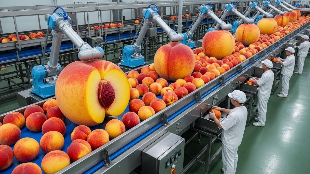 Inside a Modern Peach Factory: The World’s Most Advanced Premium Peach ...