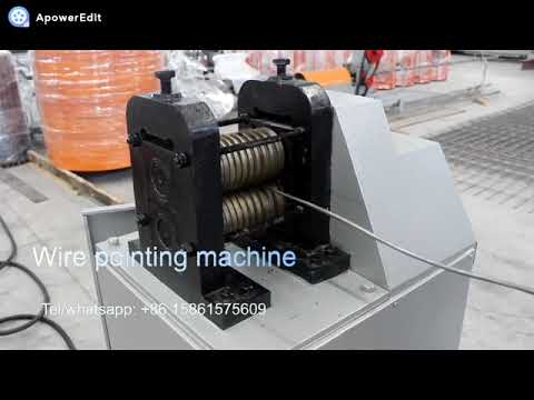 wire pointing machine - YouTube