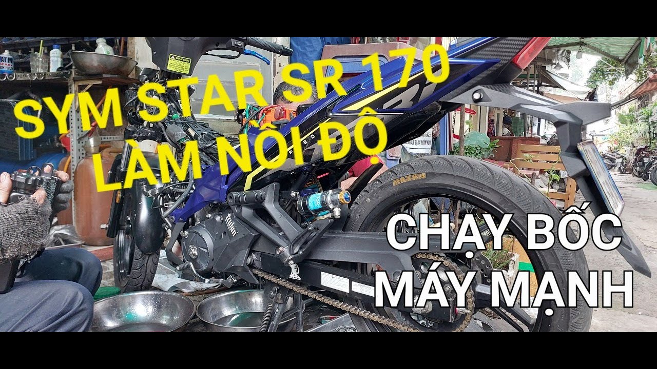 SYM SR 170 LÀM NỒI BỀN MẠNH CHẠY BỐC BÁO GIÁ LÀM NỒI THÁI SYM STAR SR ...
