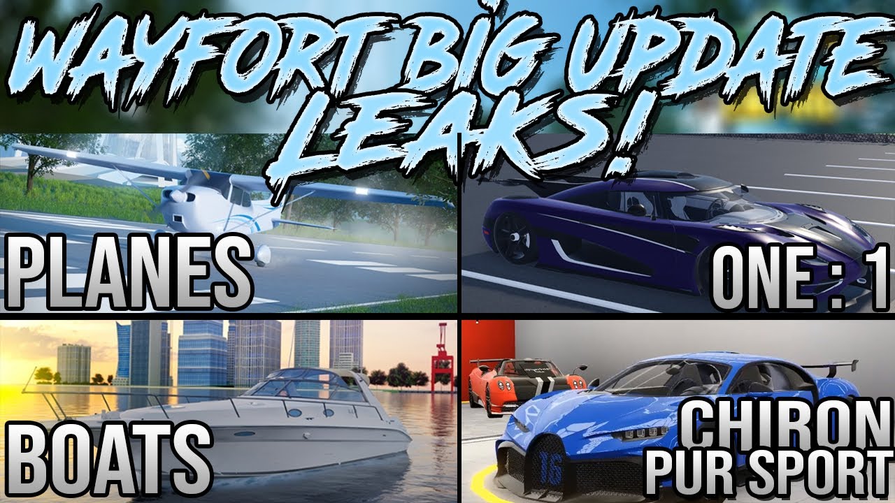 Wayfort Big Update Leaks! - New Map, Boats, Planes, Cars and more ...