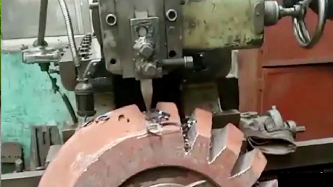 the rough iron processing process is amazing - YouTube