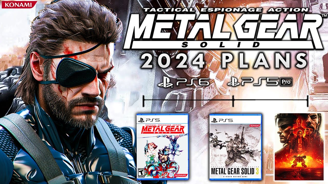 Konami Reveals Metal Gear Solid 2024 Plans | Remakes, Remasters, Movies & News (MGS 2024) - YouTube