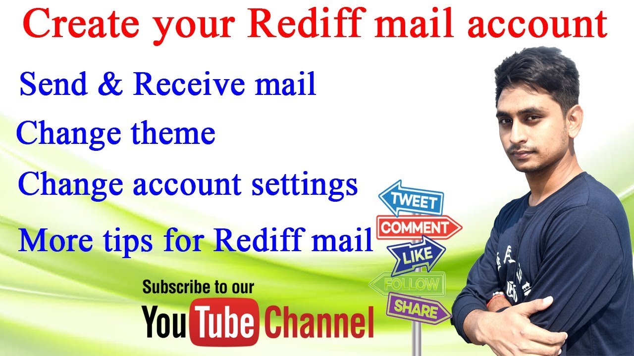 How to create a Rediff mail account very easily (Bengali) - YouTube