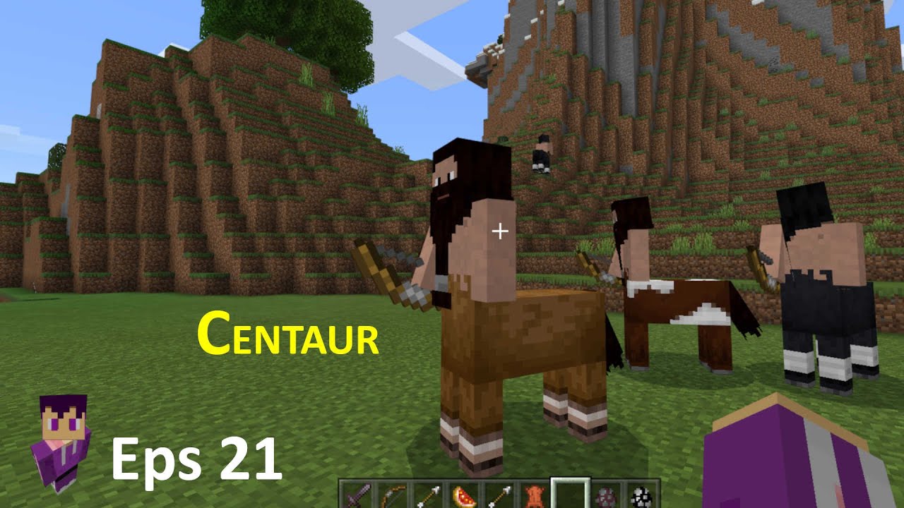 Cara Membuat Centaur ? di Minecraft Addon Epidode 21 - YouTube