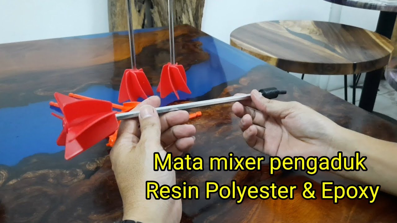 Mata mixer untuk mengadukan cat , resin , tinta dll - YouTube