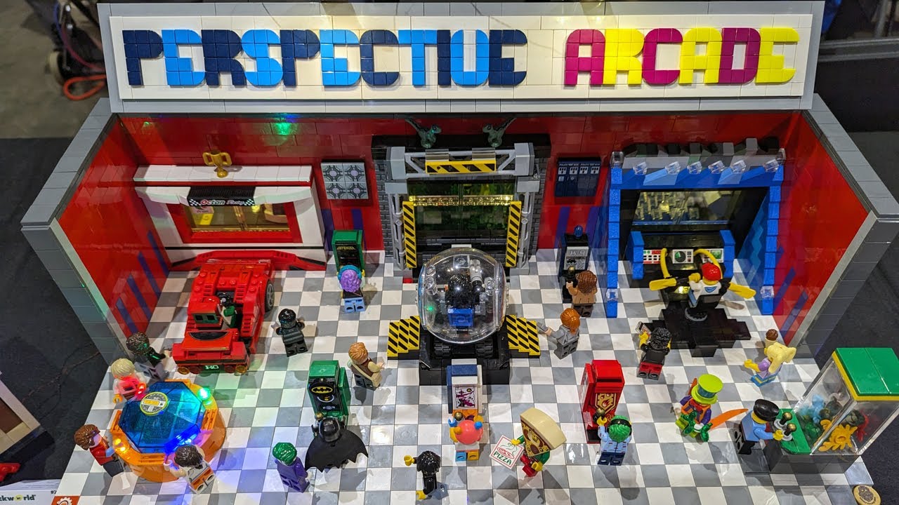 LEGO Perspective Arcade with surprises! - YouTube