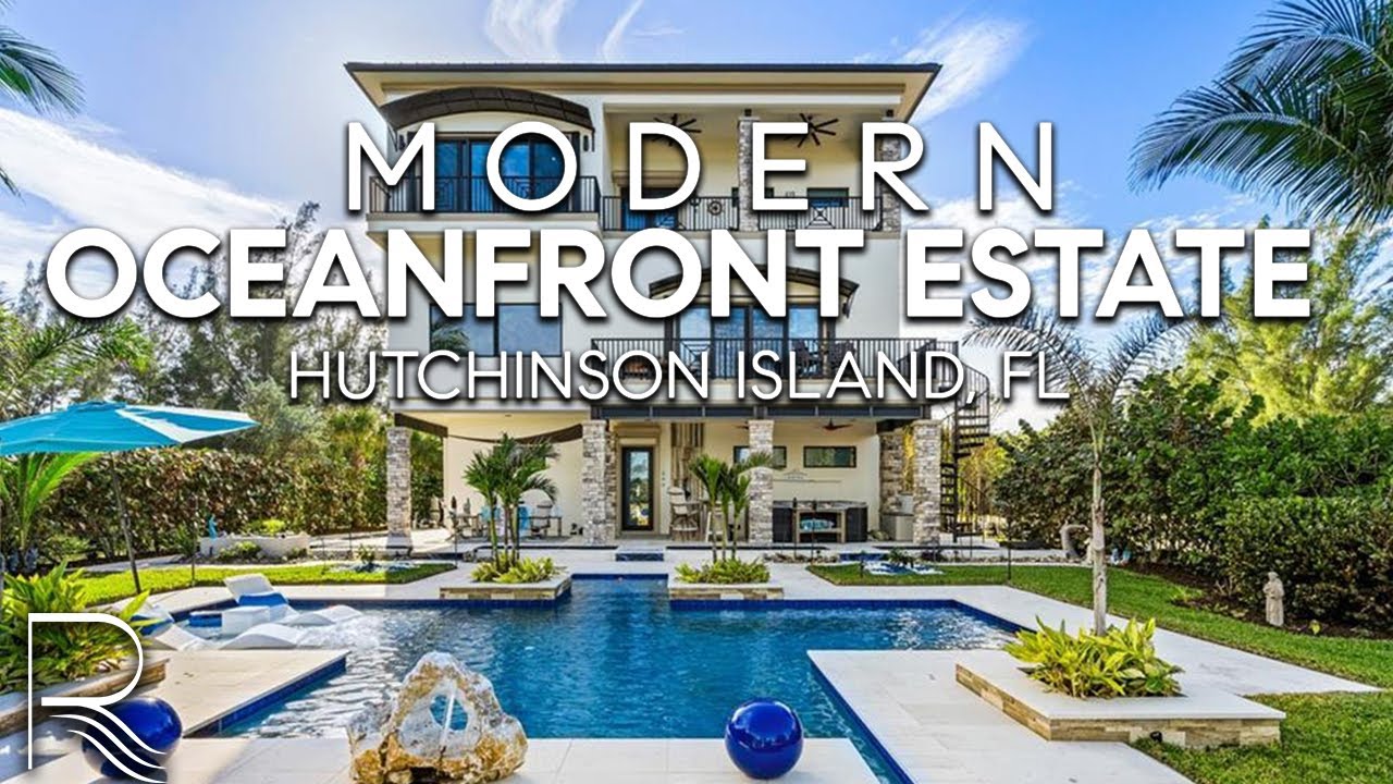 Luxury Home Tour | The Ultimate Modern Oceanfront Estate on Hutchinson Island, FL - YouTube