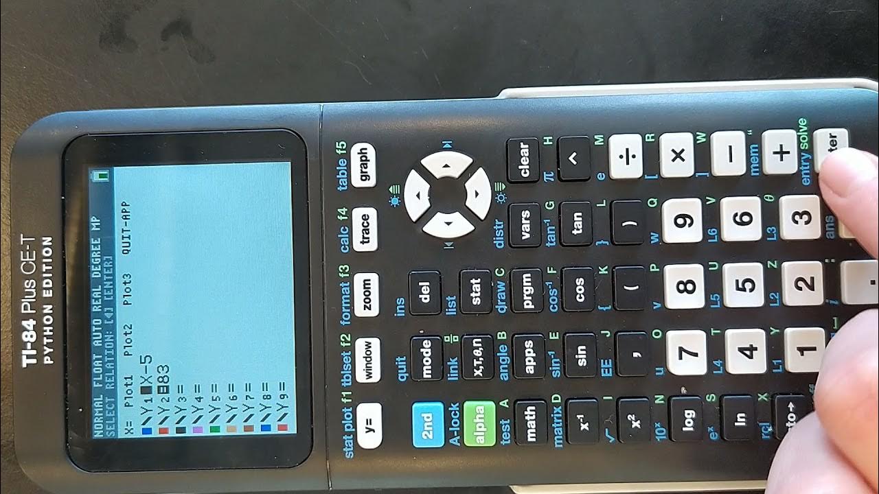 How to find inequalities on a TI-84 Plus - YouTube