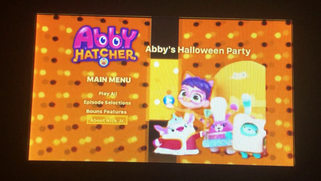 Abby Hatcher: Abby’s Halloween Party 2020 DVD Menu Walkthrough - YouTube