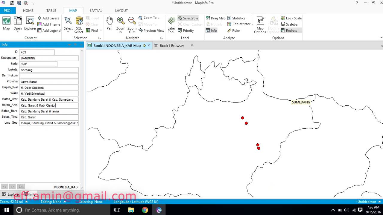 04 Export Excel Ke MapInfo - YouTube